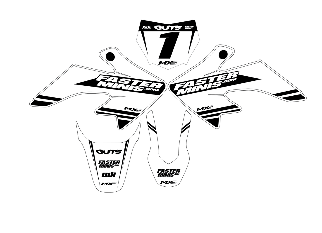 Razor / CRF 50 Faster-Mini's graphics – MX Dept. LLC