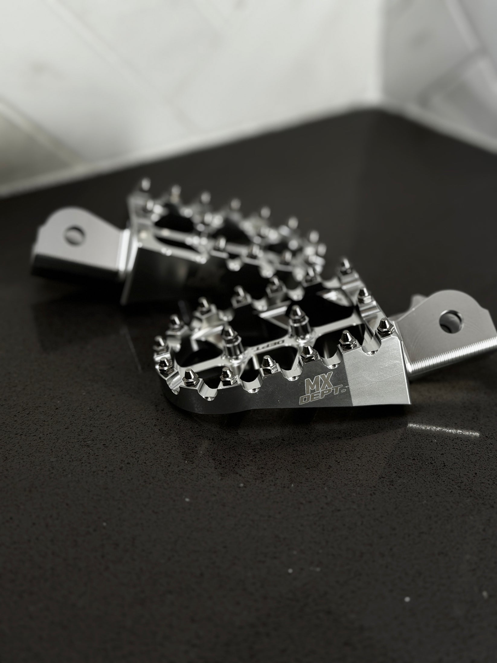 Custom Laser Engraved Foot Pegs – MX Dept. LLC