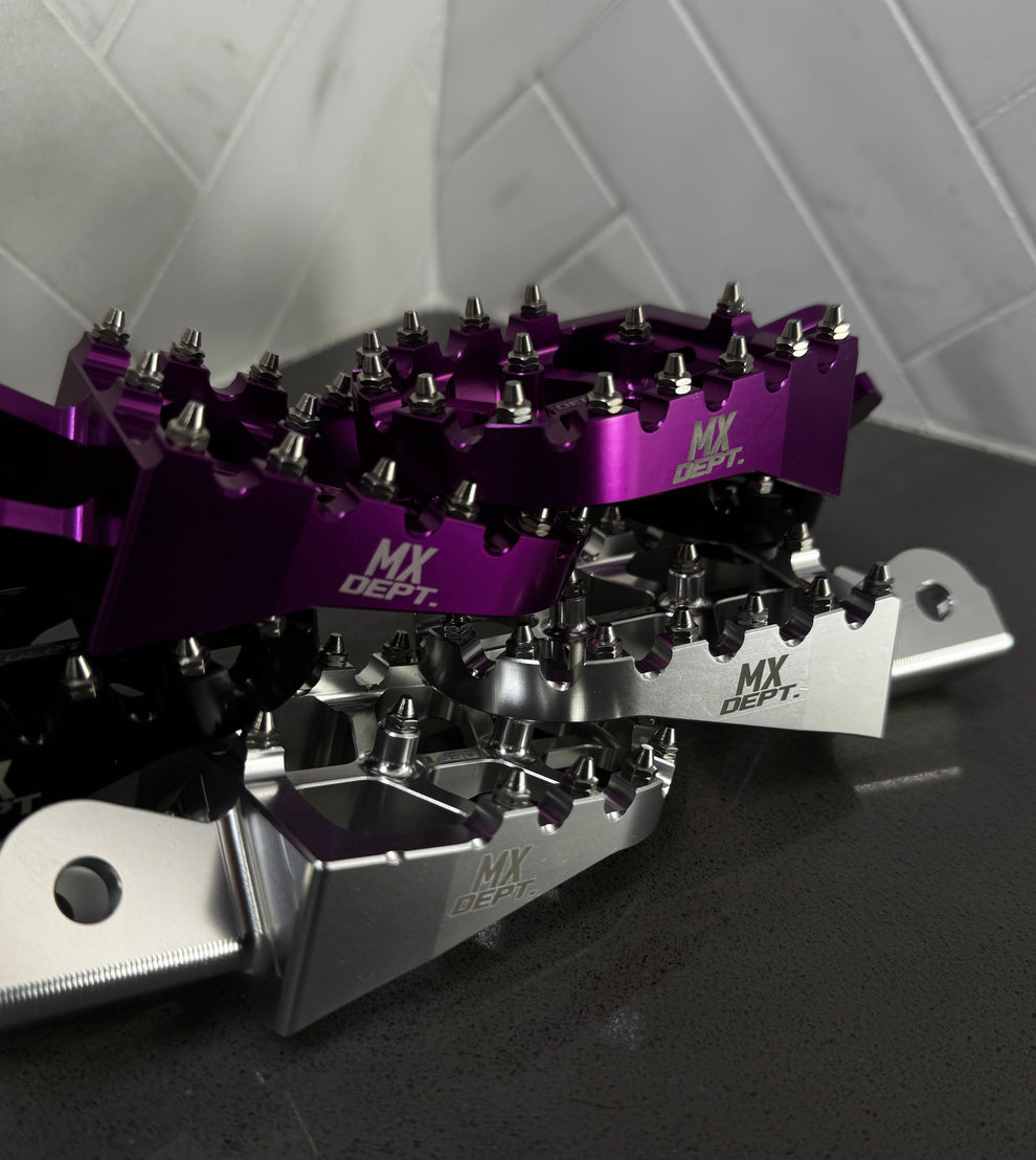Custom Laser Engraved Foot Pegs – MX Dept. LLC