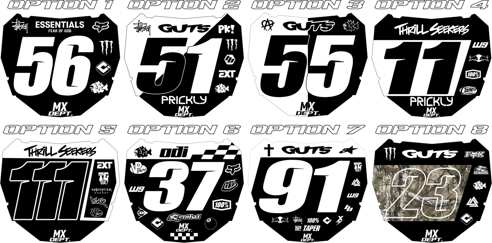 Custom Front Plate Graphic – MX Dept. LLC