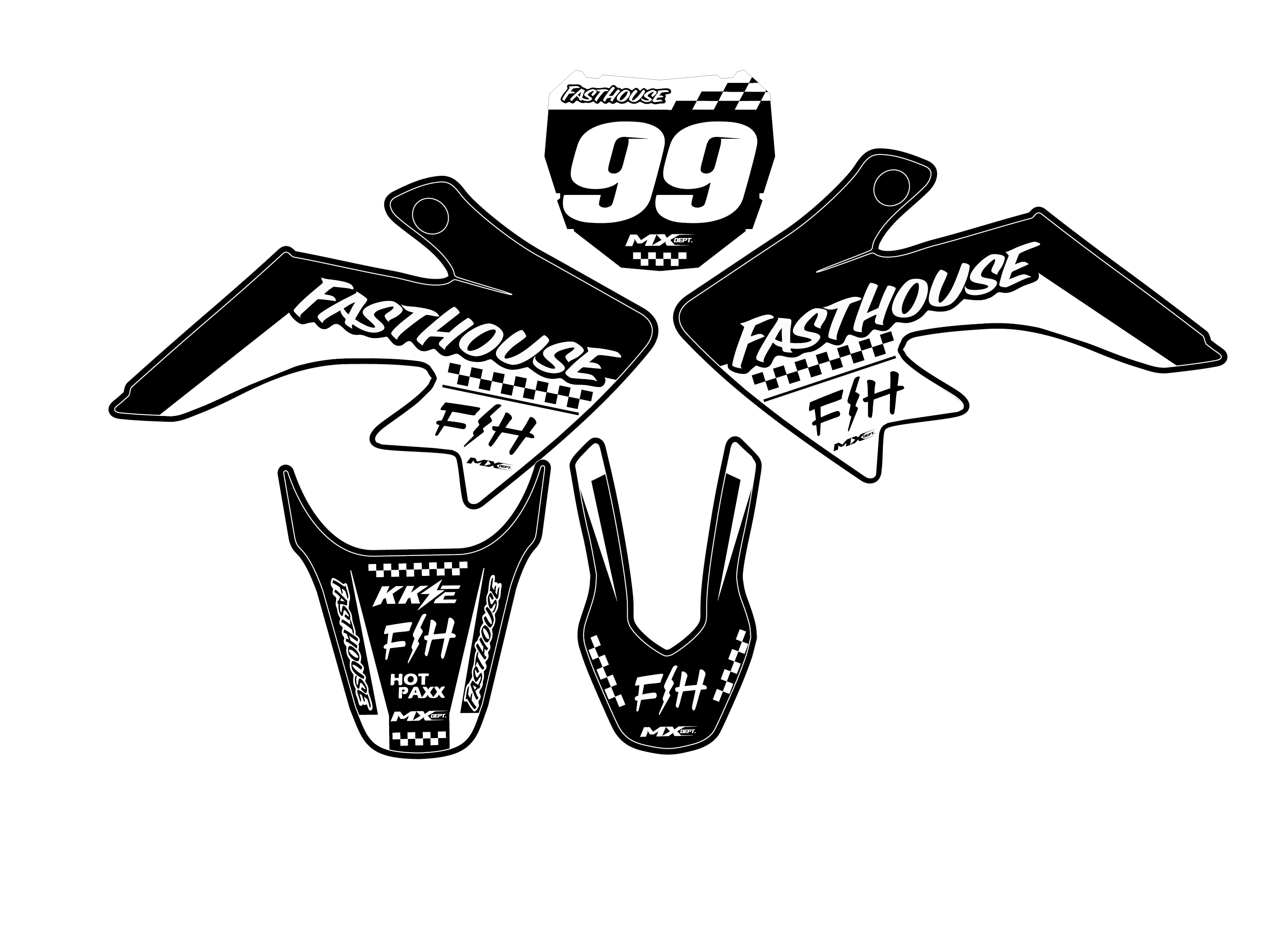 Razor / CRF50 Fast-House Graphics – MX Dept. LLC