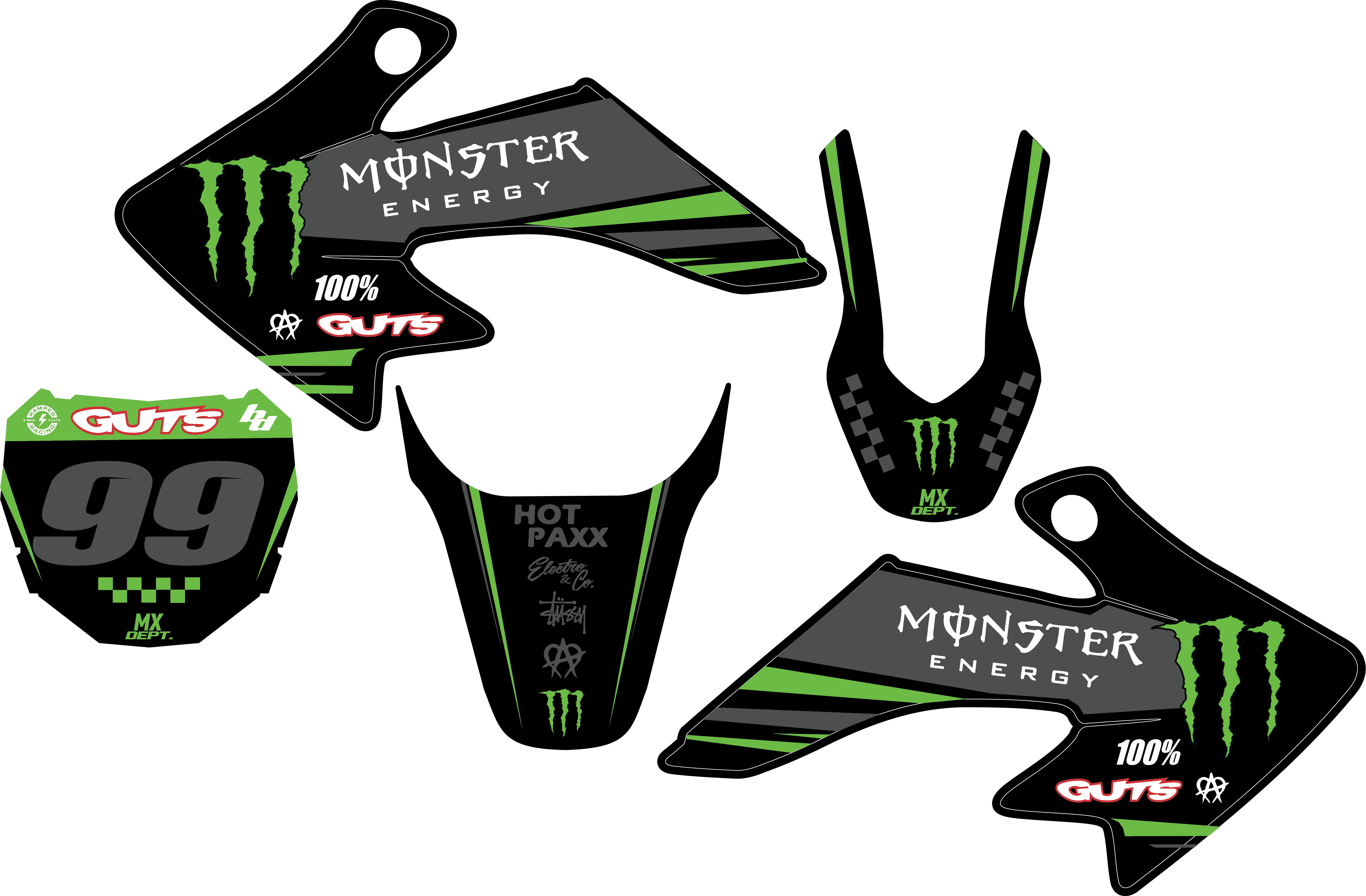Razor / CRF 50 MONSTER ENERGY Graphics – MX Dept. LLC